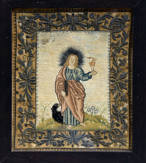 Devotional painting of St. John the Evangelist, 18th century - MM:K